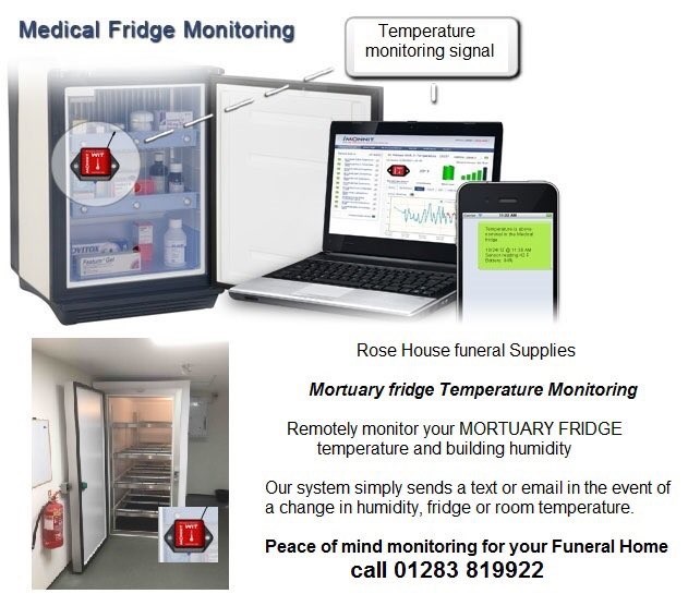 mortuary fridge temperature monitoring